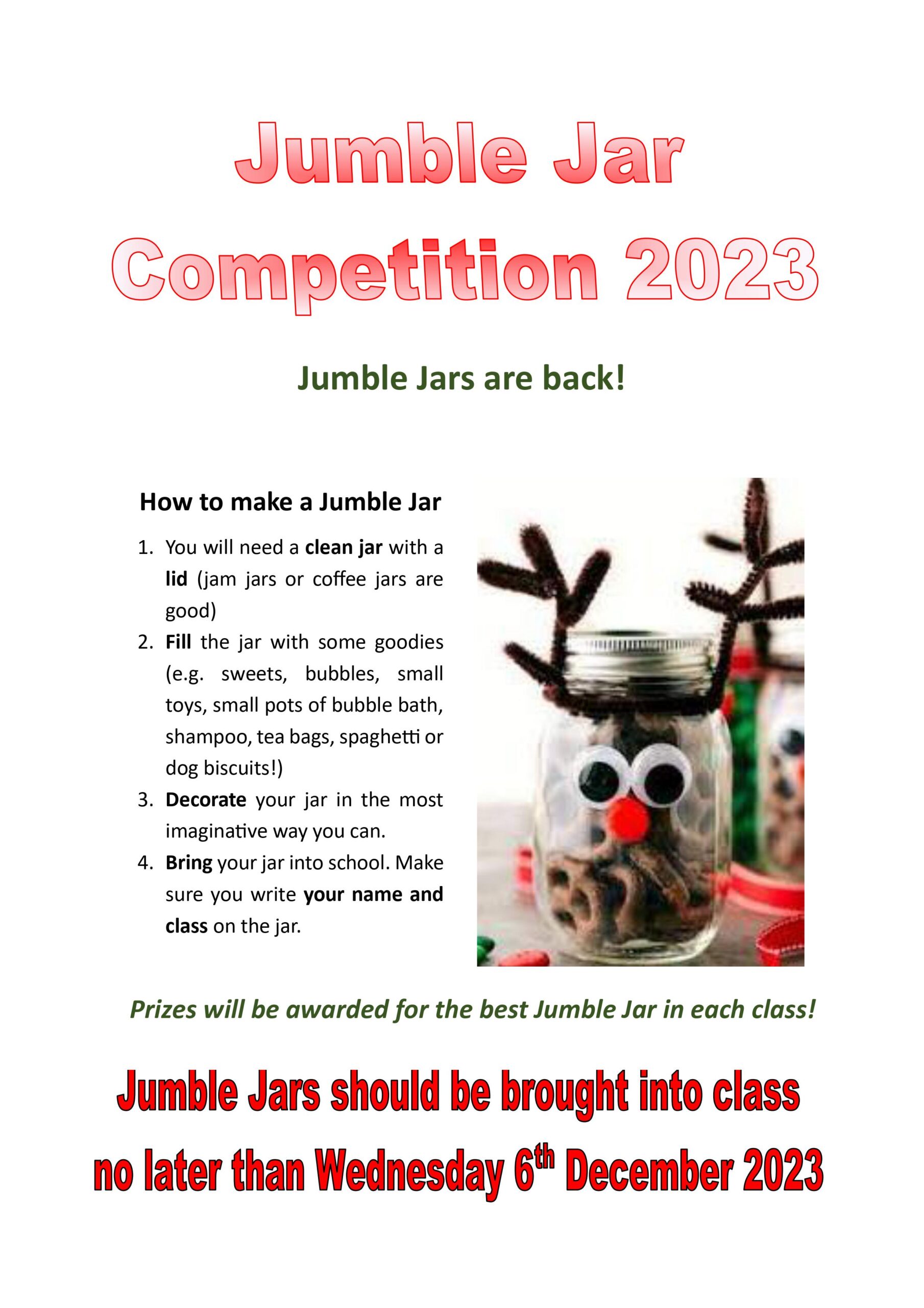 Jumble Jars Competition | Silver Springs