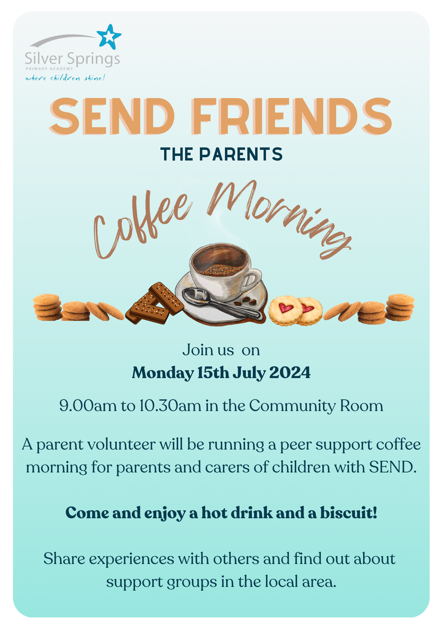 SEND Friends Coffee Morning | Silver Springs